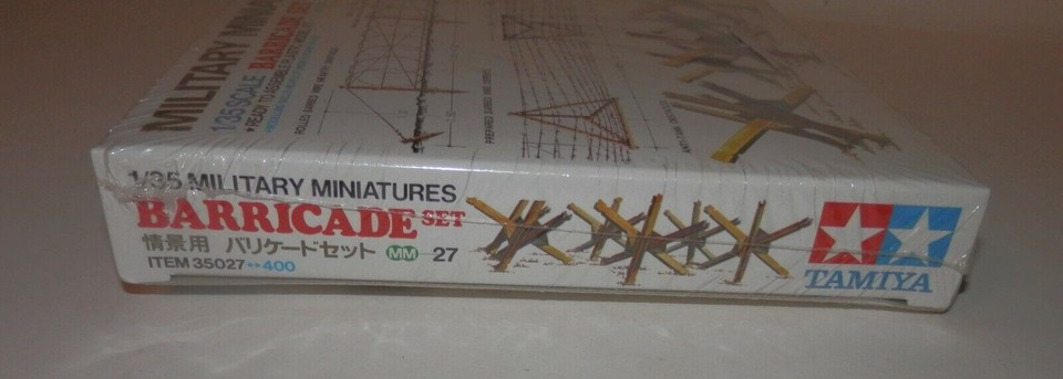 Tamiya 1:35 Military Miniatures Barricade Set #35027 NIB | eBay