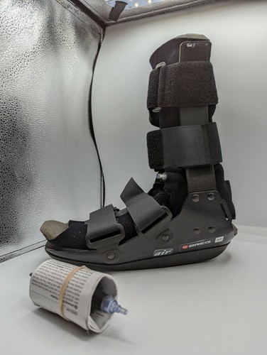 (Medium) Breg Short Walking Cast Medical Boot w/ PUMP & Air Foot ...