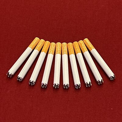 10x Metal One Hitter Pipe Cigarette Style Dugout Bat Large 3" USA NJ ...