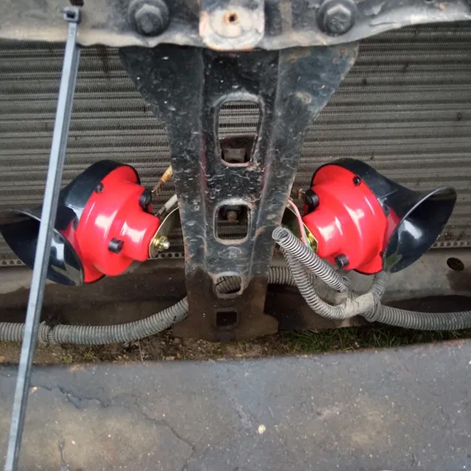 Super Loud Sound Car Horns, 12V High Low Tone Trucks Boat Train 1pcs | eBay