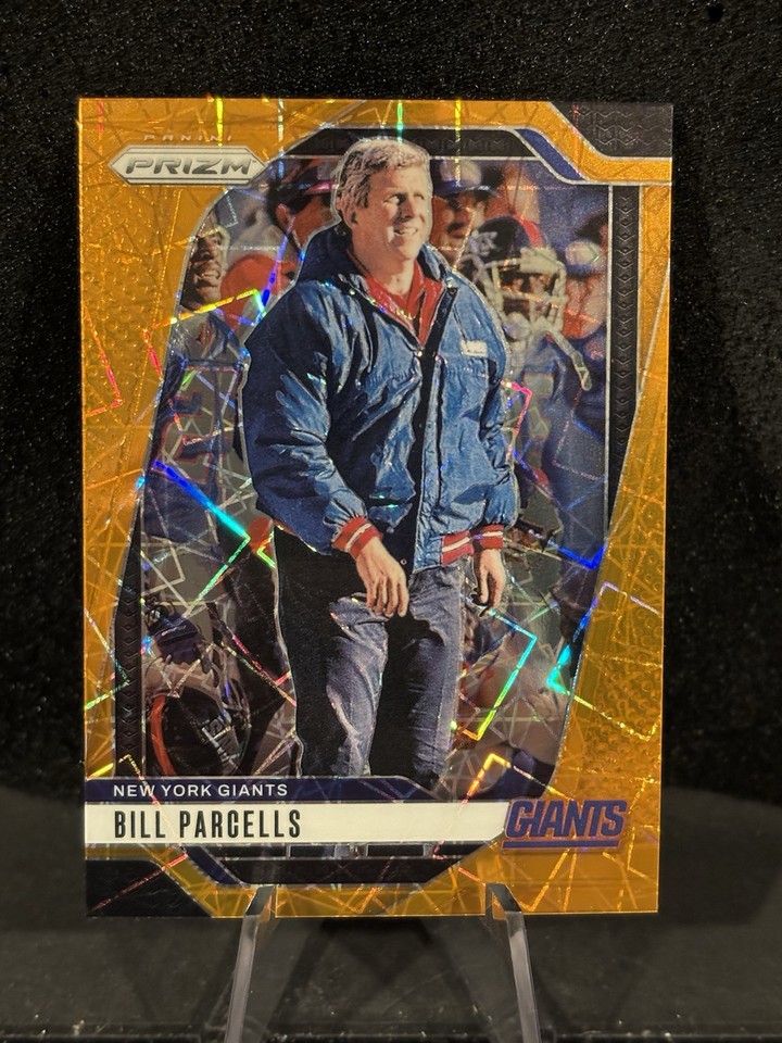 2024 Panini Prizm Bill Parcells Orange Lazer Prizm Card #221 - Giants ...