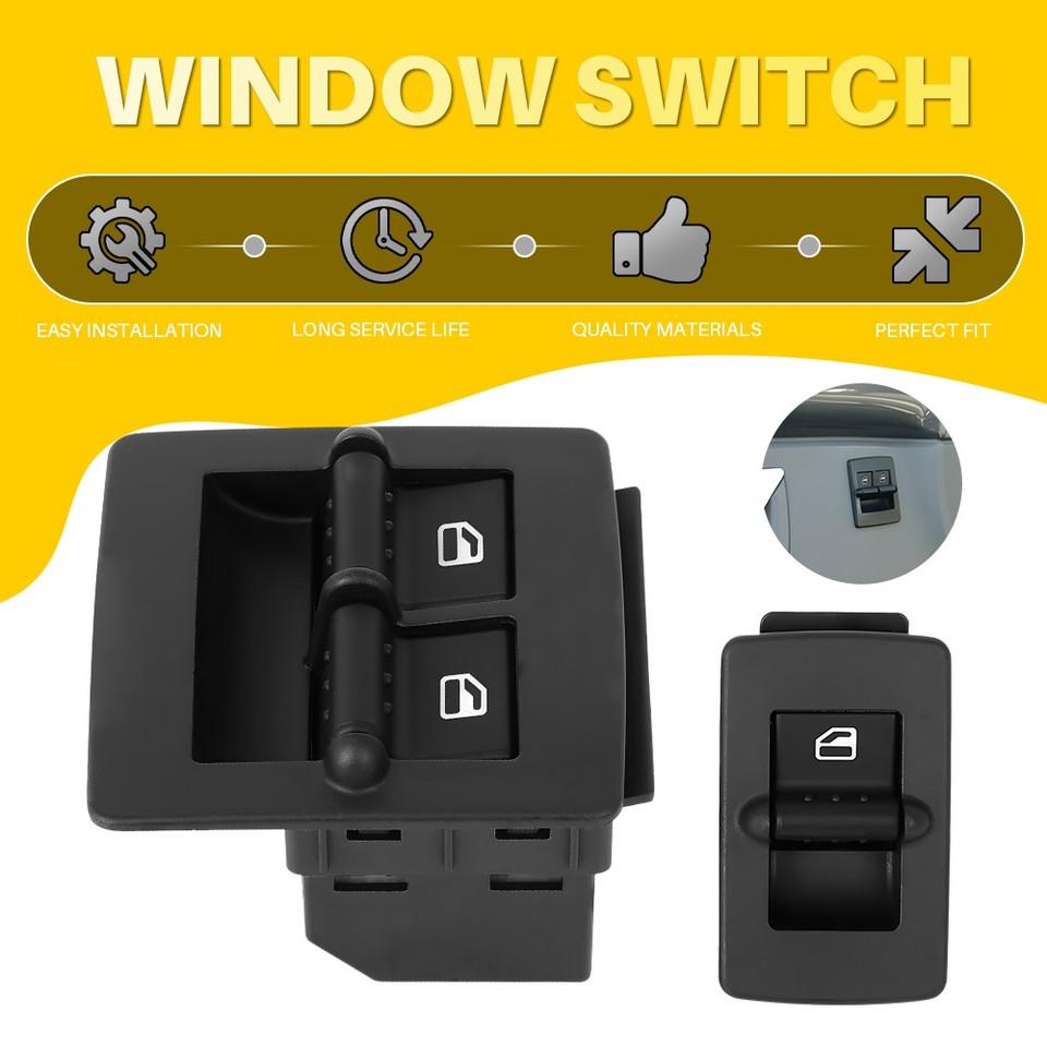 2x Left Driver Power Window Control Switch For 1998-2010 Volkswagen VW ...