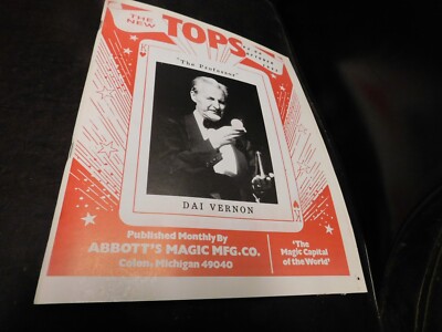 The New Tops Magazine Of Magic 1992 October | eBay