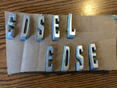 1958 Ford Edsel Quarter Panel Logo Letters - Pacer - Ranger - Station ...