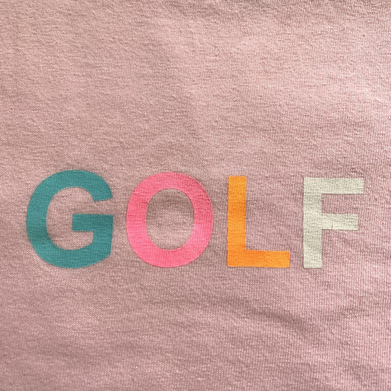 Golf wang OG multicolor logo Unreleased Sample Pink w… - Gem
