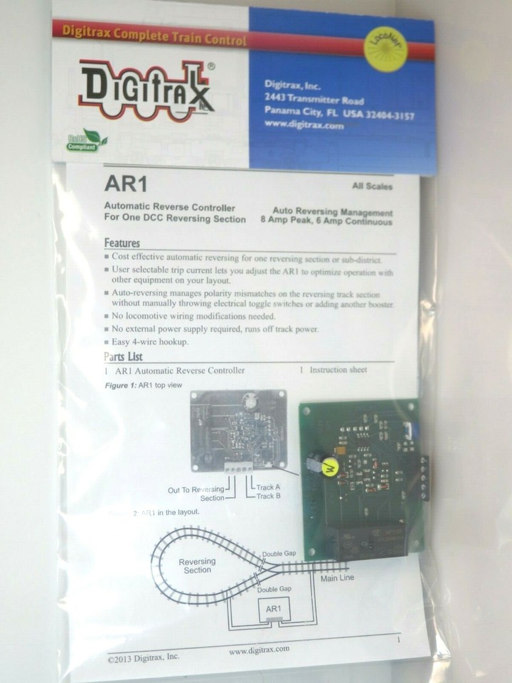 Digitrax AR1 Automatic Reverse Controller NIB | eBay