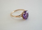 ARTHUR M. ANDERSON - Amethyst & 10K Gold Ring - United States - 20th ...