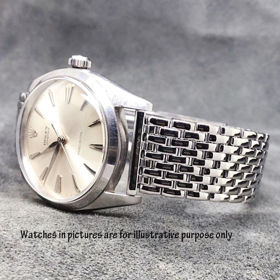 9 Row Beads of Rice Bracelet 18mm,19mm,20mm,22mm S.Steel for Vintage ...