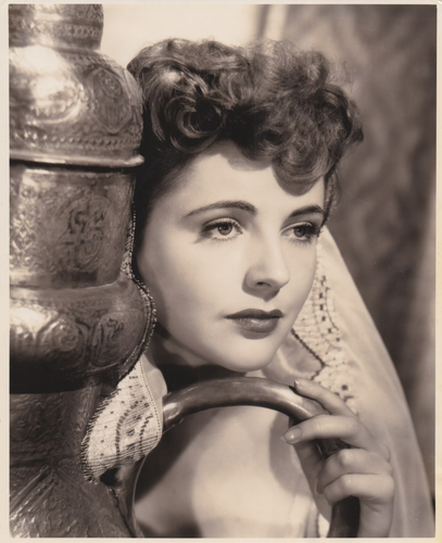 1942 Press Photo Actress & Powers Model Kay Aldridge stars in "Perils ...