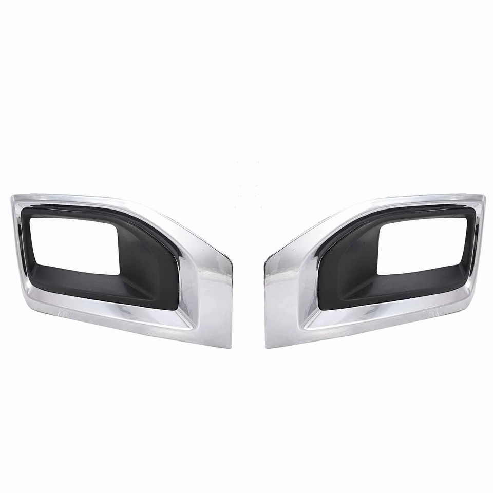 Pair Fog Light Lamp Bezel Chrome Cover 22936426 22936427 For GMC Yukon ...
