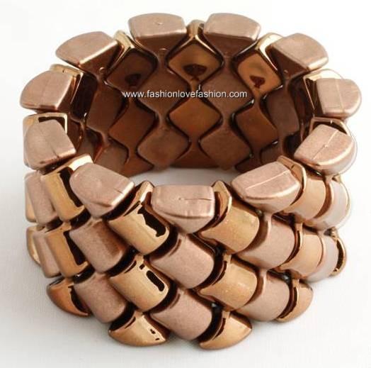 1 Piece POLYCAST STRAND STRETCH BRACELET WRISTBAND 6 COLORS | eBay