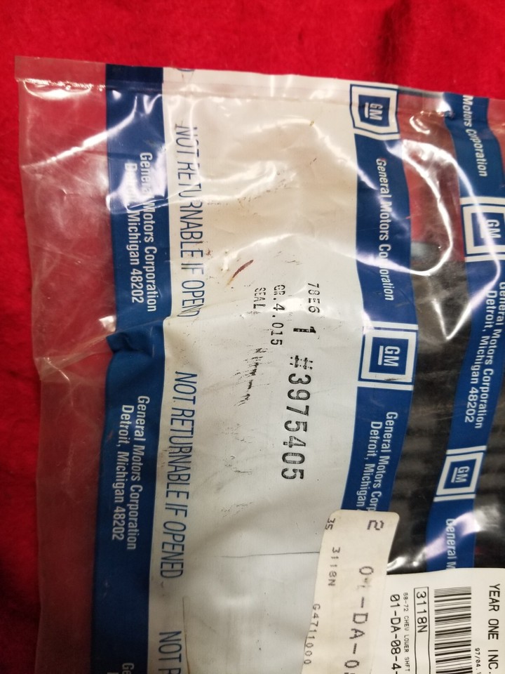 *NOS 1968-72 Chevelle 4 Speed Bench Seat Boot 3975405 GM & Bezel | eBay