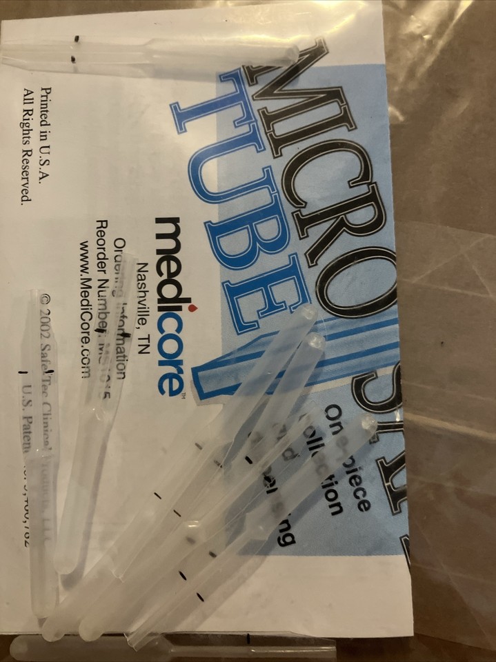 Microsafe Capillary Tubes | eBay
