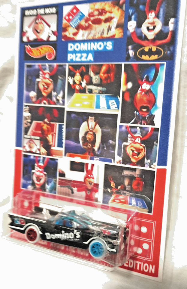 Hot Wheels Dominos Pizza "Avoid the Noid" Batman Edition Batmobile W ...