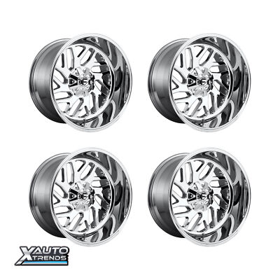 Fuel Off-Road D609 Triton Chrome Plated 20X10 6X135/6X139.7 -19mm (Set ...