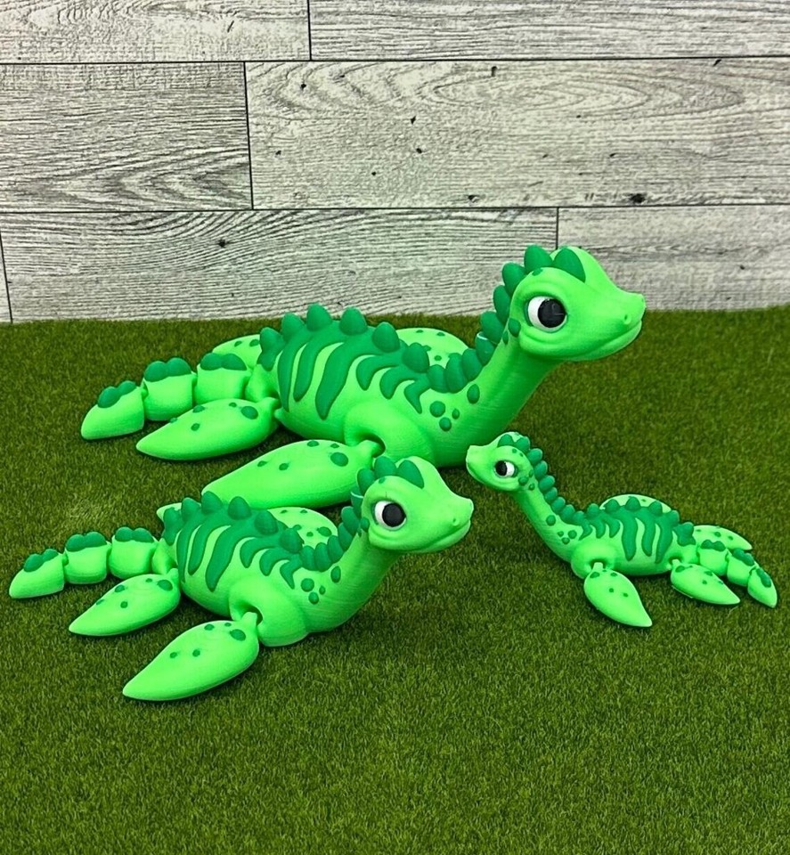 3D Printed Articulating Lochness Monster (Toonz Factory) | eBay