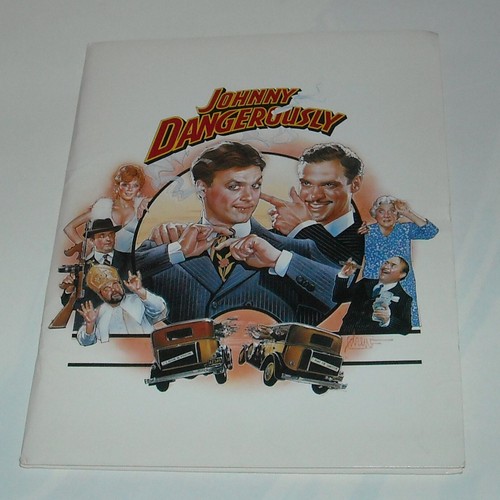 1984 JOHNNY DANGEROUSLY PROMO MOVIE PRESS KIT w 3 PHOTOS MICHAEL KEATON ...