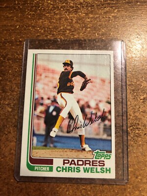 1982 Topps Baseball # 376 Chris Welsh RC | eBay