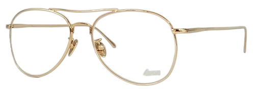 LUNOR EYEGLASSES FRAMES AVIATOR II P2 GP GOLD SLEEK GLASSES FRAME ...