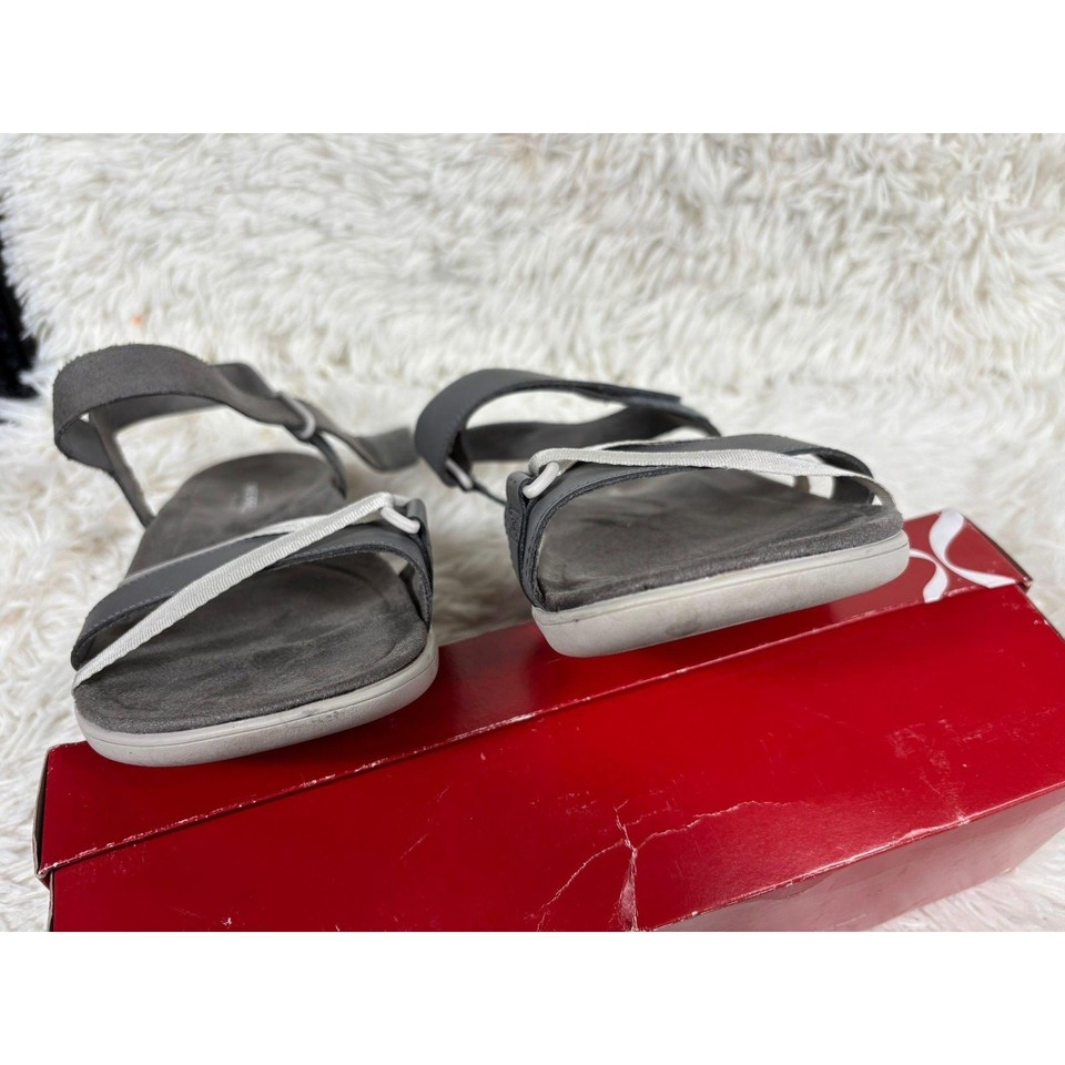 Merrell Sandal Strappy Shoes Womens Size 10 Gray Air Cushion Memory ...