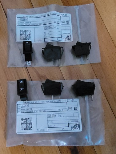 (6) Snap In Panel Mount Rocker Switches | eBay