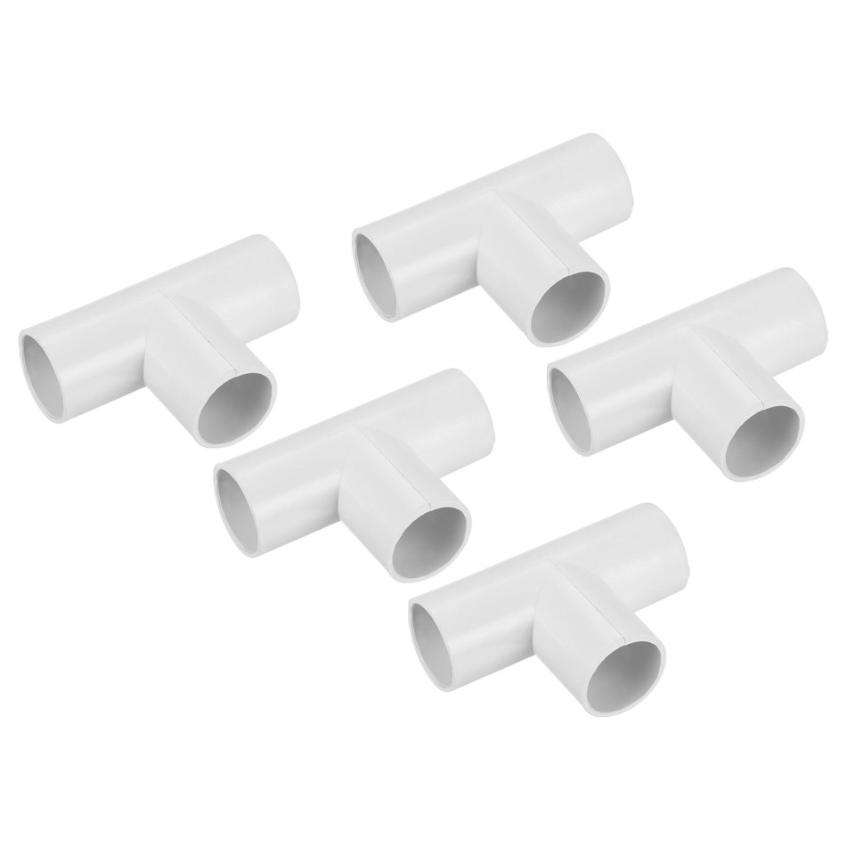 PVC Conduit Coupler T-Shaped Fittings 20mm 3 Ways for Hose Conduit Pack ...