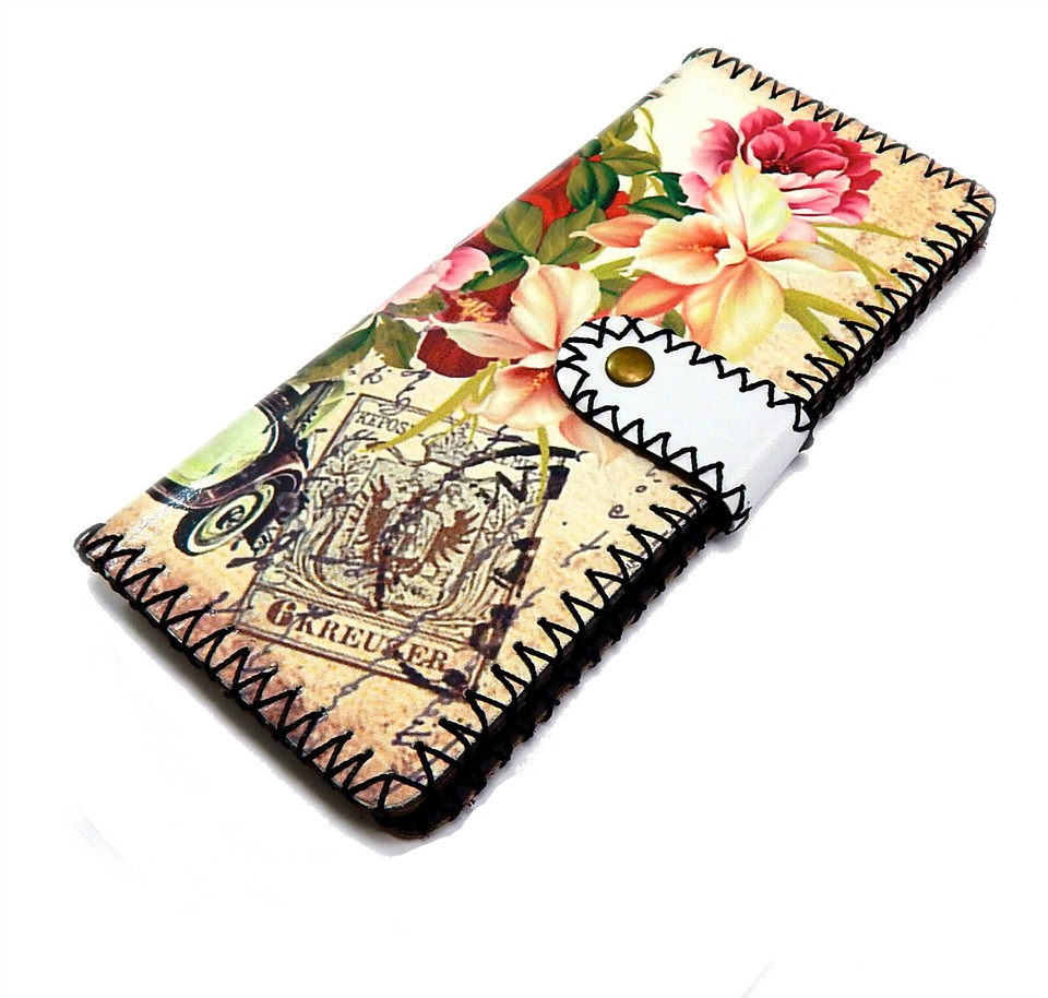 Bifold Women Wallet Paris Postcard Style Arc De Triomphe Print ...