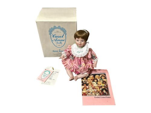 Goebel Carol Anne Dolls B-Day August Sitting Porcelain Doll 6" Karen ...