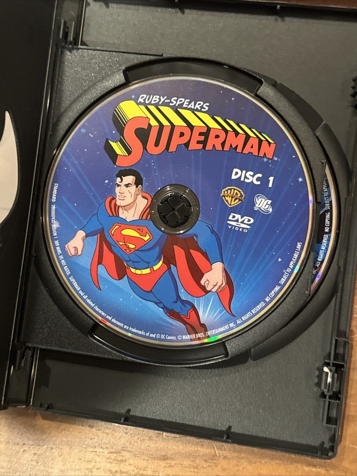 Ruby-Spears Superman DVD Set 1988 DC Comics Animated Cartoon TV Series ...