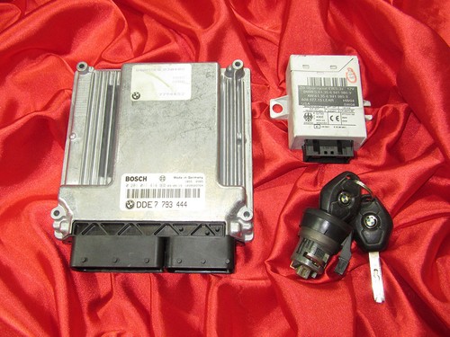 BMW E53 X5'es 3.0d M57N DIESEL ENGINE ECU SET CONTROL UNIT DDE EWS3 ...