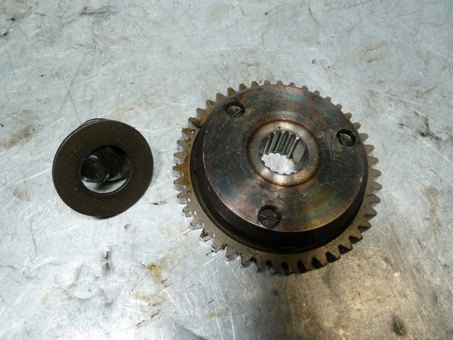 Starter clutch sprag one way gear GSXR 1000 03 04 GSX-R1000 Suzuki #C14 ...