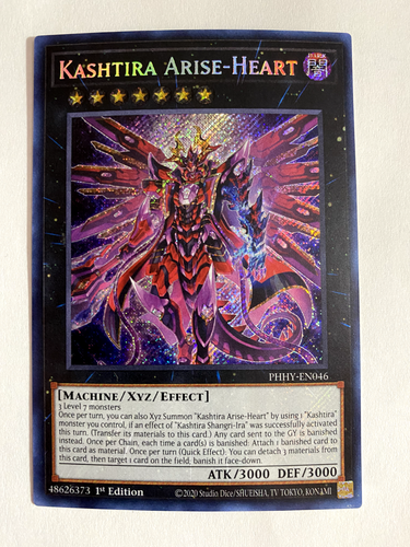 Yugioh Kashtira Arise Heart PHHY-EN046 Secret Rare 1st Edition NM | eBay