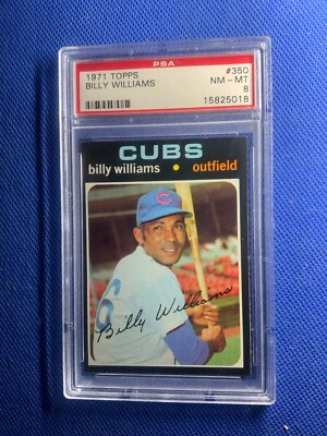 1971 Topps #350 BILLY WILLIAMS CHICAGO CUBS HOF PSA 8 NM-MT HOFer | eBay
