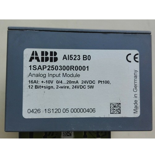 one used abb 1SAP250300R0001 AI523 Analog module Fast Shipping | eBay