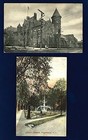 AU19 Poughkeepsie, 2 Pcs. Armory Children and Soldier's Fountain 1900s ...
