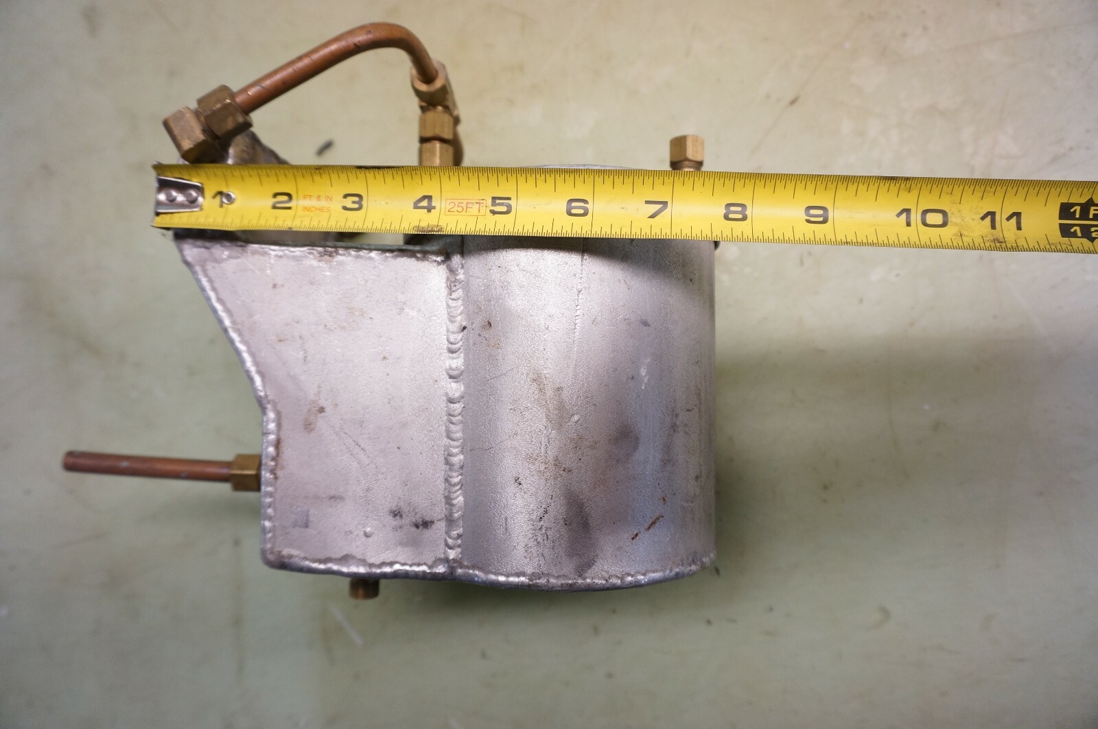 TRIUMPH BSA CHOPPER BOBBER ROUND OIL TANK NICE CUSTOM HARLEY *2505 | eBay