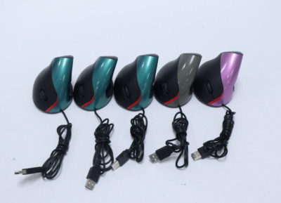 Lot Of 5 5D USB Wired Ergonomic Vertical Optical Mouse Mice For ...
