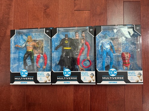 McFarlane DC JLA Plastic Man BAF Wave: Batman, Superman, & Aquaman ...