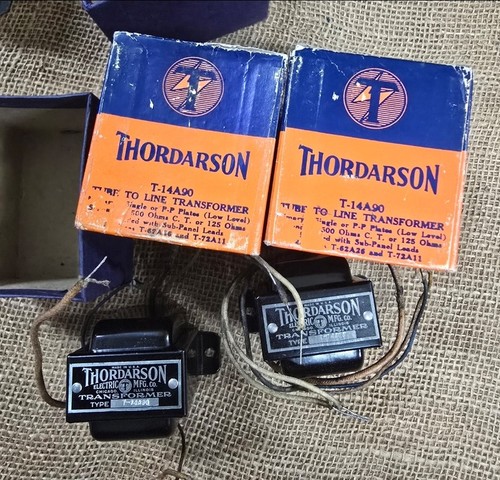 Thordarson Line Output Transformers. NOS | eBay