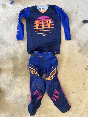 Fly Racing Kinetic Youth Motocross Gear Set Size 20 Youth Medium | eBay