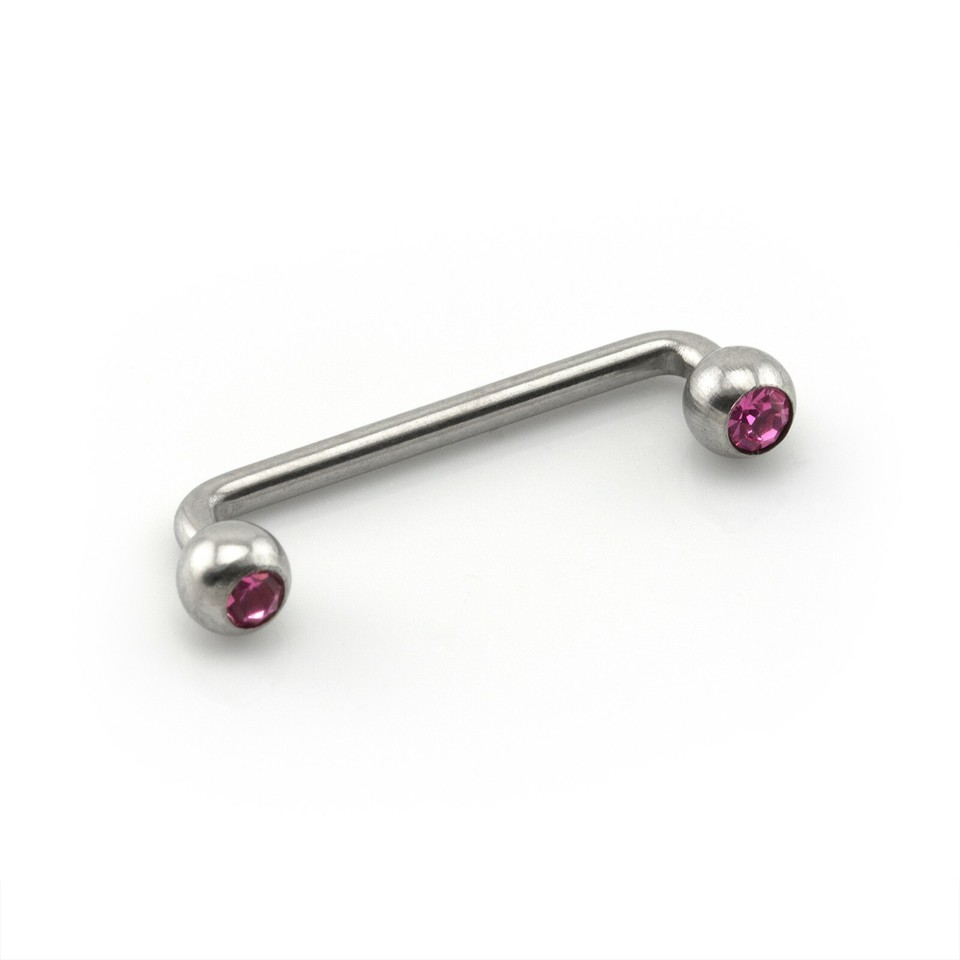 Staple Surface Piercing Barbell Bar 1.2mm(16g) 1.6mm(14g) Surgical ...