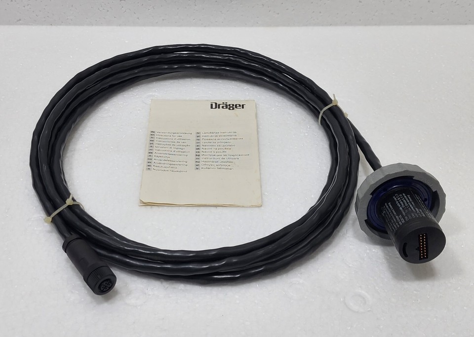 DRAGER 8317270 P3U REMOTE ADAPTER PLUG & CABLE 5m FOR POLYTRON 7000 | eBay