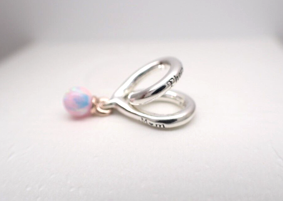 Authentic Pandora #783242C01 Two-tone Wrapped Heart Charm for sale ...