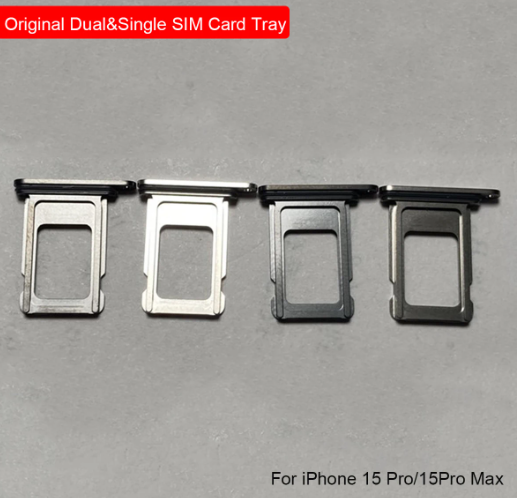 SIM Card Holder Tray Replacement For iPhone 15 Pro Max 15Pro Dual Nano ...