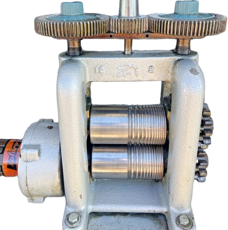 FILLI CAVALLIN 120 MM Combination AUTOMATIC Rolling Mill JEWELRY ROLLER ...