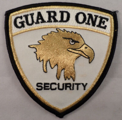 Guard One Security Golden Eagle Uniform Patch #Mtbl | eBay UK
