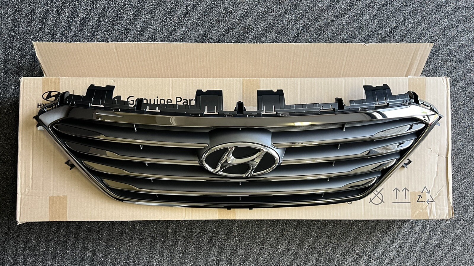 OEM Front Bumper Radiator Grille 86350 C1100 for Hyundai Sonata 15-17 ...