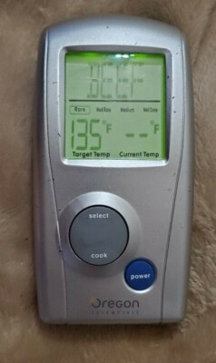 Oregon Scientific Wireless Talking Digital Cooking Meat Thermometer ...