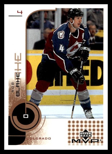 2002 Upper Deck MVP #47 Rob Blake Colorado Avalanche | eBay