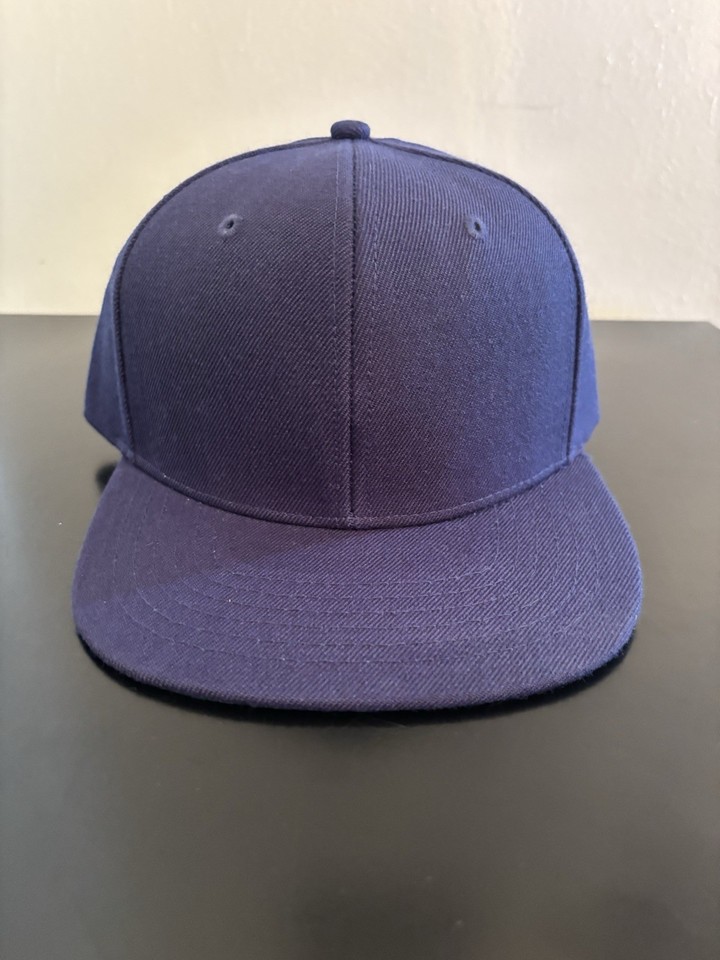 Plain SnapBack Hats (Set Of 4) 2 Black 2 Navy Blue | eBay